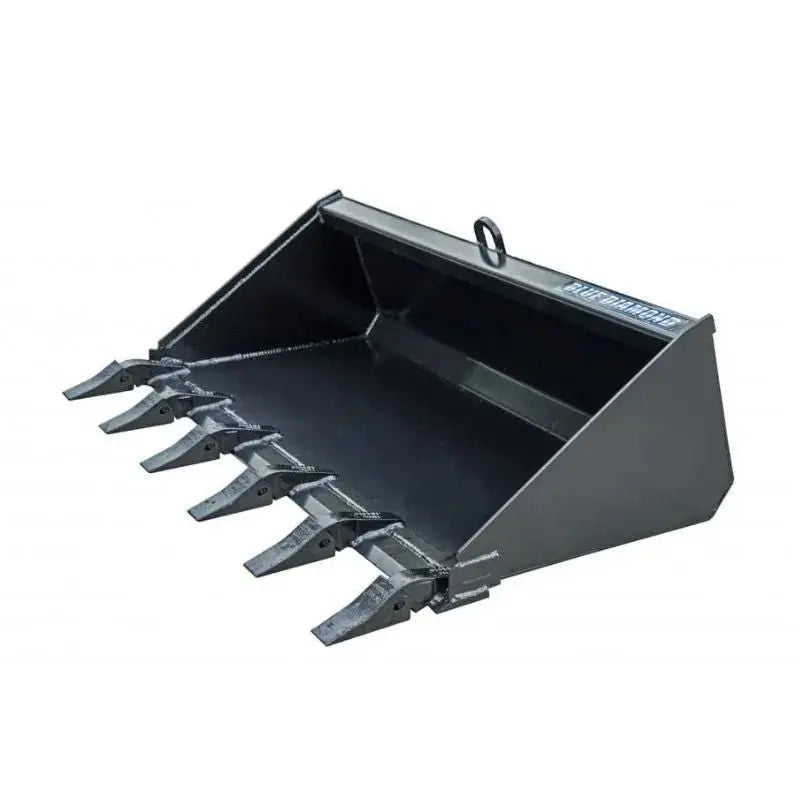 Mini Low Profile Bucket With Teeth | Blue Diamond - Heavy Equip Tech